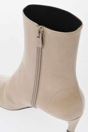 Proenza Schouler Lederstiefeletten UMA Mit Seitlichem Rei&szlig;verschluss Und 6cm Absatz Proenza Schouler