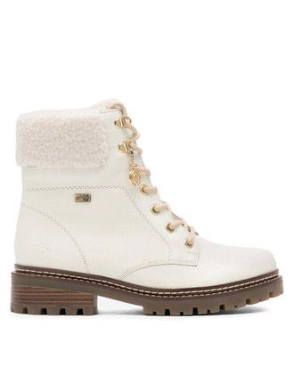 Remonte Schnürstiefeletten D0B74-81 Weiß
