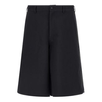 Comme Des Gar&ccedil;ons Homme, Shorts, Bleu, Taille: L Herringbone Side-Zip Shorts