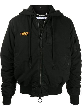 Off-white veste bomber Arrows - Noir