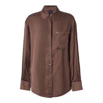 Pinko Pinko, Damen, Blusen & Hemden, Braun, XSGr&ouml;&szlig;e
