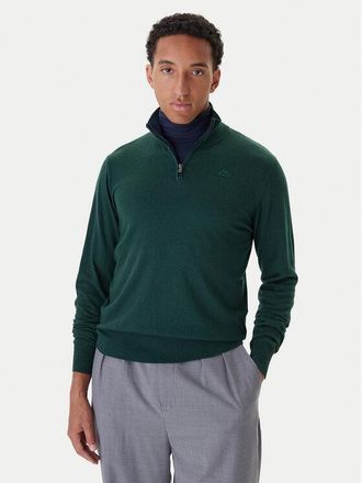 Kappa Rollkragenpullover 68118HW Gr&uuml;n Regular Fit