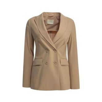 Circolo 1901 Blazer Double-Boutonn&eacute; - Femme - Vestes - Beige - Taille: 42 FR