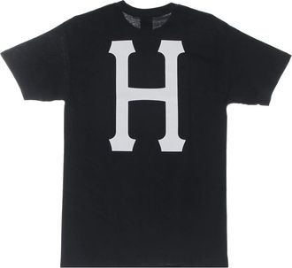 HUF Huf, Homme, Tops, Noir, Taille: XL Essentials Classic H Tee