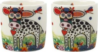 Maxwell & Williams 2er Set Espresso Cup 100ml Smile Style Mod, Betsy