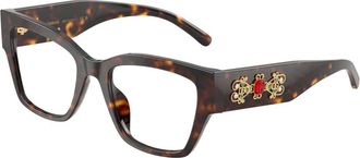 Dolce & Gabbana Femme, Accessoires, Brun, Taille: 51 MM Dg3435B Optical Frame