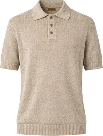 Daniele Fiesoli Homme, Tops, Beige, Taille: M Polo