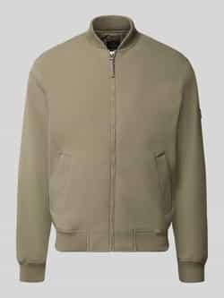 Premium by Jack & Jones Bomberjacke mit Rei&szlig;verschluss und Eingrifftaschen