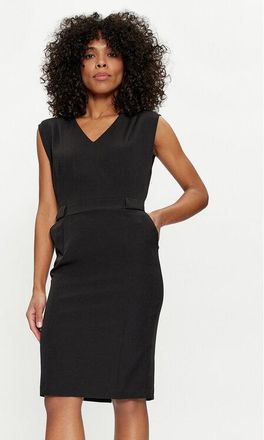 Fracomina Kleid f&uuml;r den Alltag FS24SD1002W42901 Schwarz Regular Fit