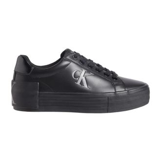 Calvin Klein Jeans Schwarze Flatform-Sneaker Damen - - Shoes - Damen - Schwarzk - 41 EU