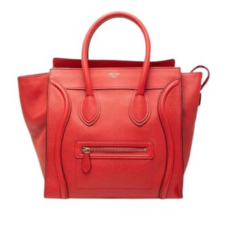 Celine Sac fourre-tout en cuir Pre-owned - Femme - Pre-owned - Rouge - Taille: ONE Size