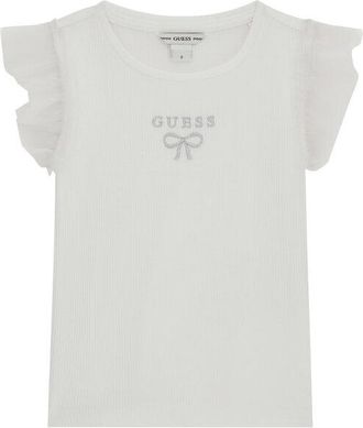 Guess T-Shirt K6RI12 KCU20 Wei&szlig; Regular Fit