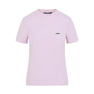 Jacquemus Femme, Tops, Rose, Taille: 36 FR T-shirt &agrave; manches courtes Gros Grain Jacquemus