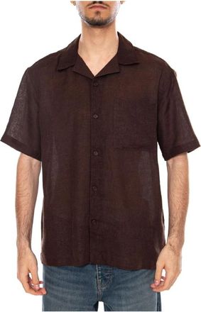 Only & Sons Only & Sons, Homme, Chemises, Brun, Taille: L T-shirt &agrave; manches courtes