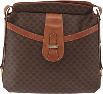 Celine Pre-owned Vintage macadam sac bandouli&egrave;re - Femme - Pre-owned - Brun - Taille: ONE Size