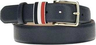 Thom Browne Homme, Accessoires, Noir, Taille: 105 CM Ceinture en cuir martel&eacute;