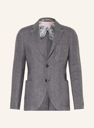 Etro Etro Anzugsakko Slim Fit Aus Leinen grau