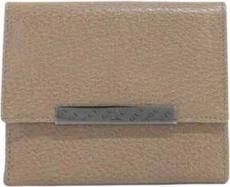 Gucci Portefeuille Bi-fold Pre-owned - Femme - Pre-owned - Beige - Taille: ONE Size