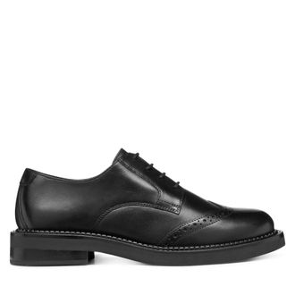 Geox Oxford Schuhe Geox D Serilda D56WYD 00043 C9999 Schwarz