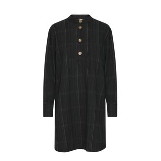 Ichi Ihkate Woolley Kleid - - Dresses - Damen - Schwarzk - XL