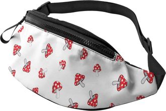 AOOEDM Pilz Bauchtasche Sport Casual H&uuml;fttasche f&uuml;r Damen Herren Modisch
