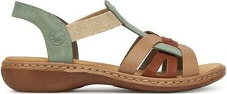 Rieker Sandalen 65918-52 Gr&uuml;n