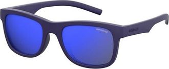 Polaroid PLD 8020/s Sunglasses, CIW/JY Rubber Blue, 46 Unisex