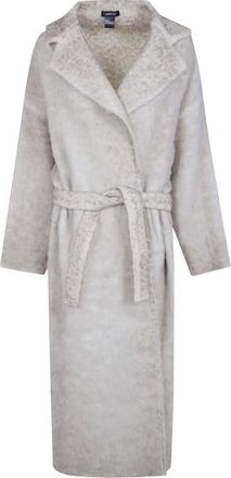Avant Toi Femme, Manteaux, Gris, Taille: 38 FR Belted Manteaux