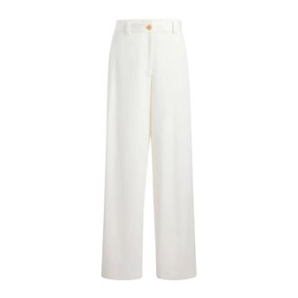 Khaite Gari Pant - - Trousers - Damen - Wei&szlig; - S