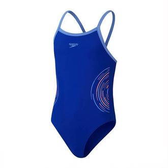 Speedo Kinder Schwimmanzug PLMT PT TSTRP MSCLBCK 1PC JF BLUE/PINK