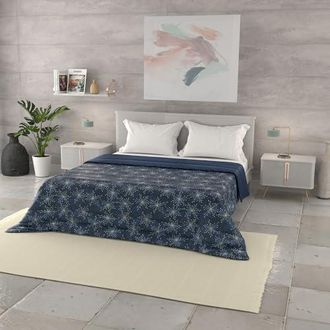Italian Bed Linen Sommer Steppdecke Basic, Mikrofaser, Fireworks, 250x240cm