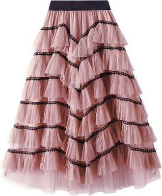 Generic Jupe Longue Femme Hiver Short Fleurie a Dorée Satinée Evasée Automne Tendance Voile Ecru Droites Superposés Suédine Franges Croisée Mesh Toile Paille 