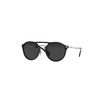 Persol unisex, Accessoires, Noir, Taille: 50 MM Lunettes de soleil Panthos