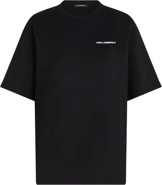 Karl Lagerfeld t-shirt Karl Told Me - Noir