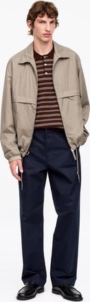 Arket Weite Workwear-Chinohose -Blau